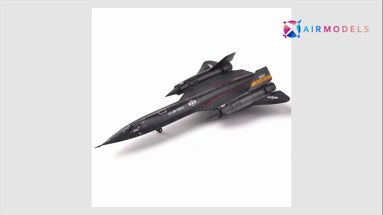 Lockheed SR-71 Blackbird - Diecast Aircraft Model - YouTube