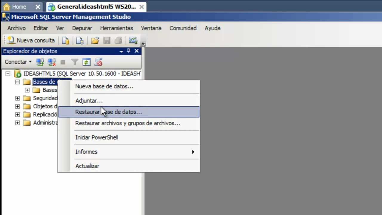 SQL Server R2 CREATE DATABASE - YouTube