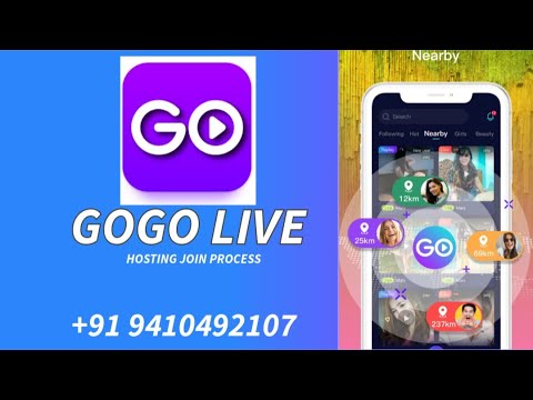 Gogo live  app and hosting Gogo live agency kise le Gogo live pe hosting kise le