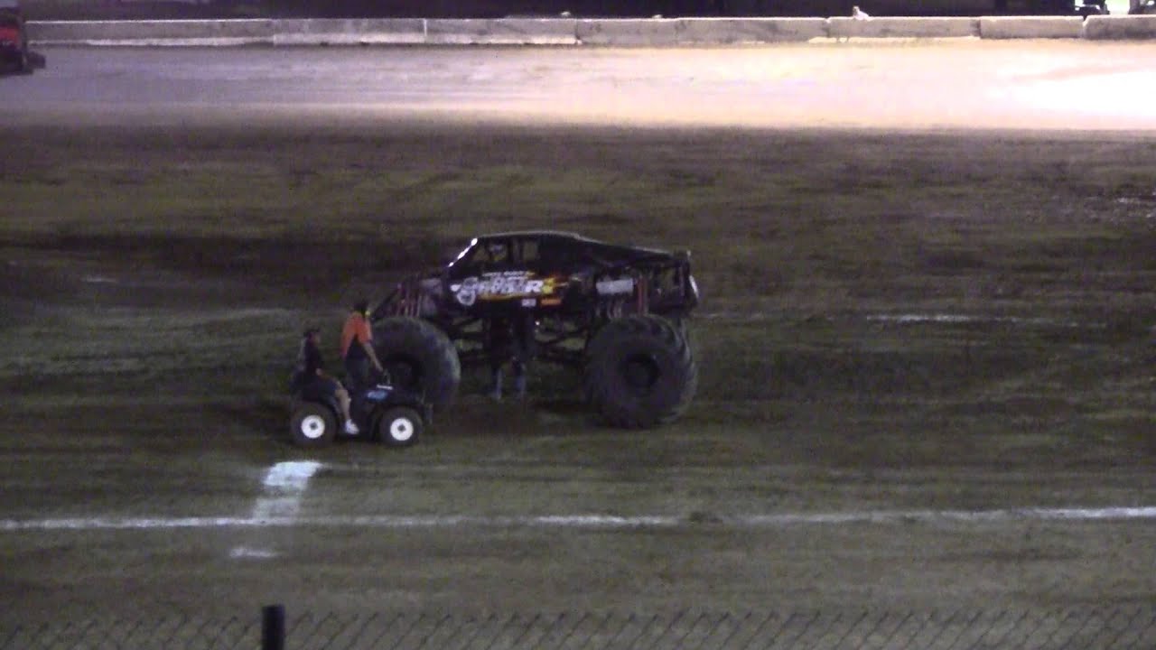 Ghost Ryder Monster Truck Backflip Ardmore,Ok 2013 - YouTube