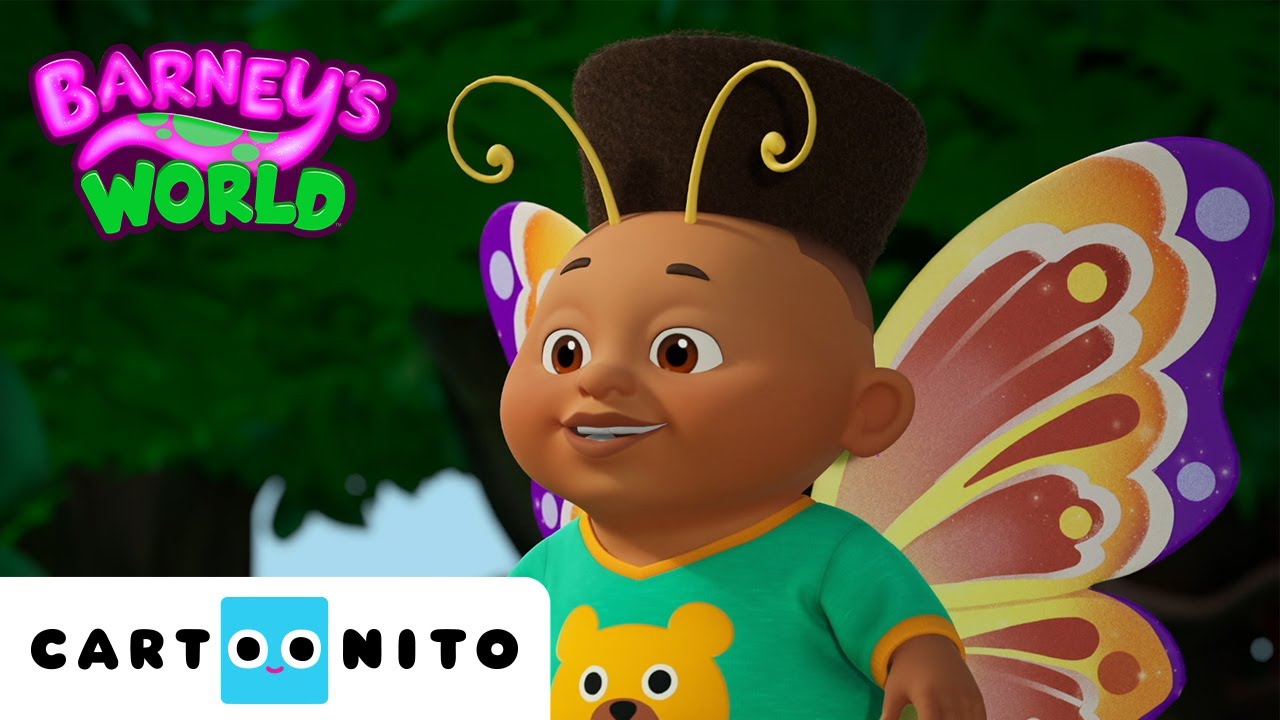 Barney is a butterfly? 🦋💜| Barney's World | @Cartoonito | Cartoons for ...