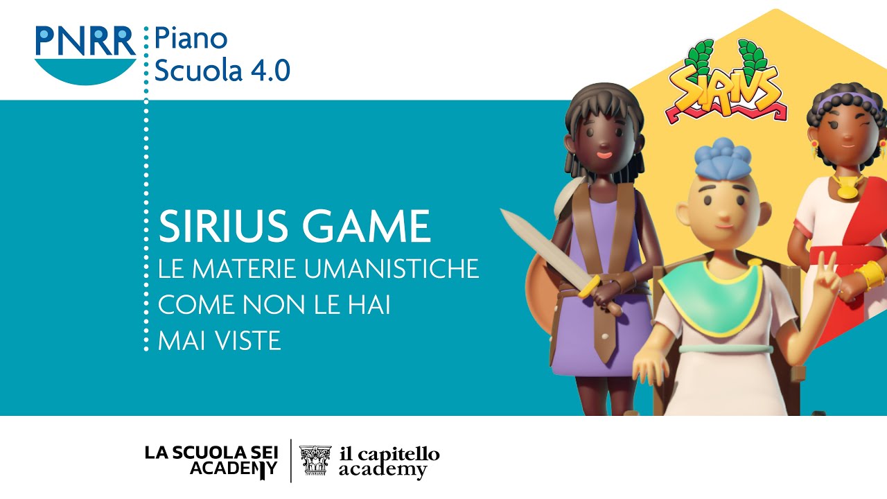 SIRIUS GAME. Le materie umanistiche come non le hai mai viste. - YouTube