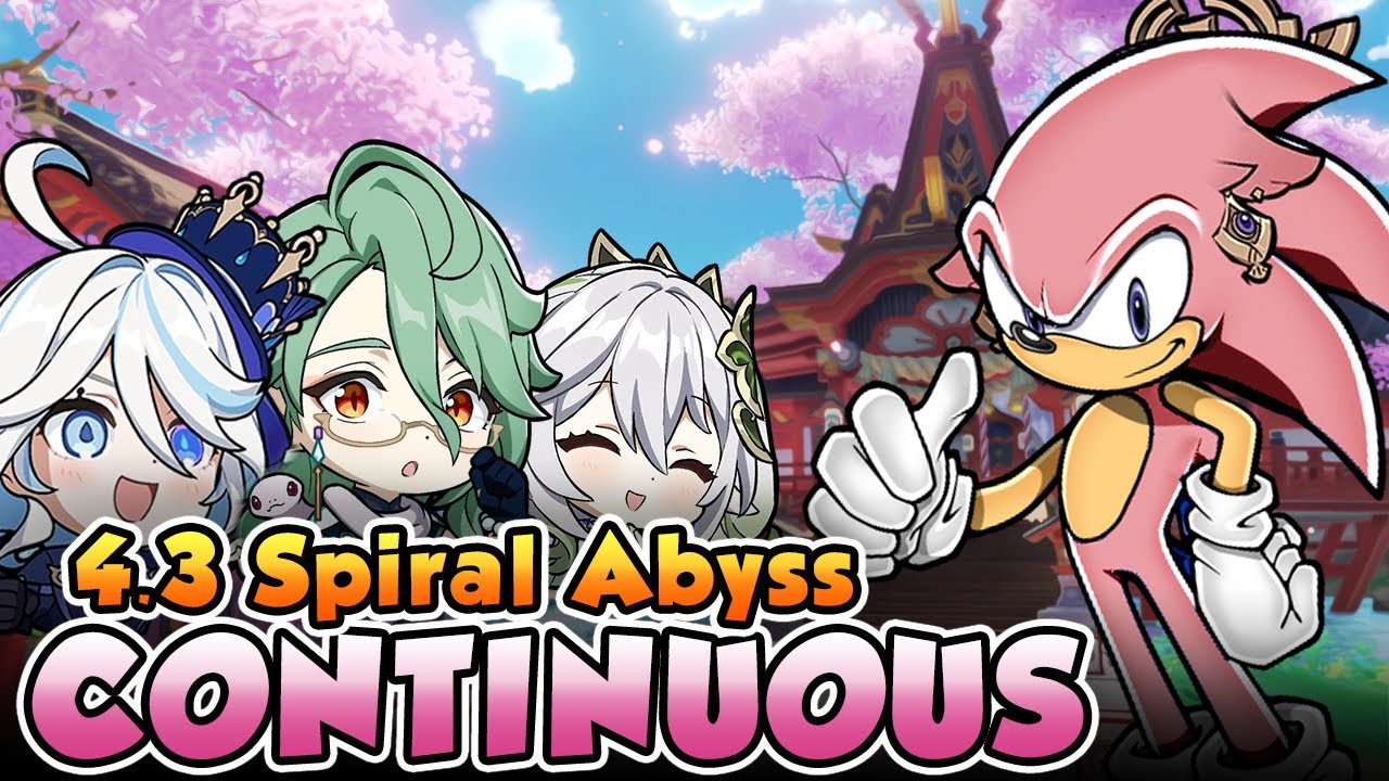 C0 Yae Miko Ft. C3 Furina Continuous Run Top Half | Spiral Abyss 4.3 ...