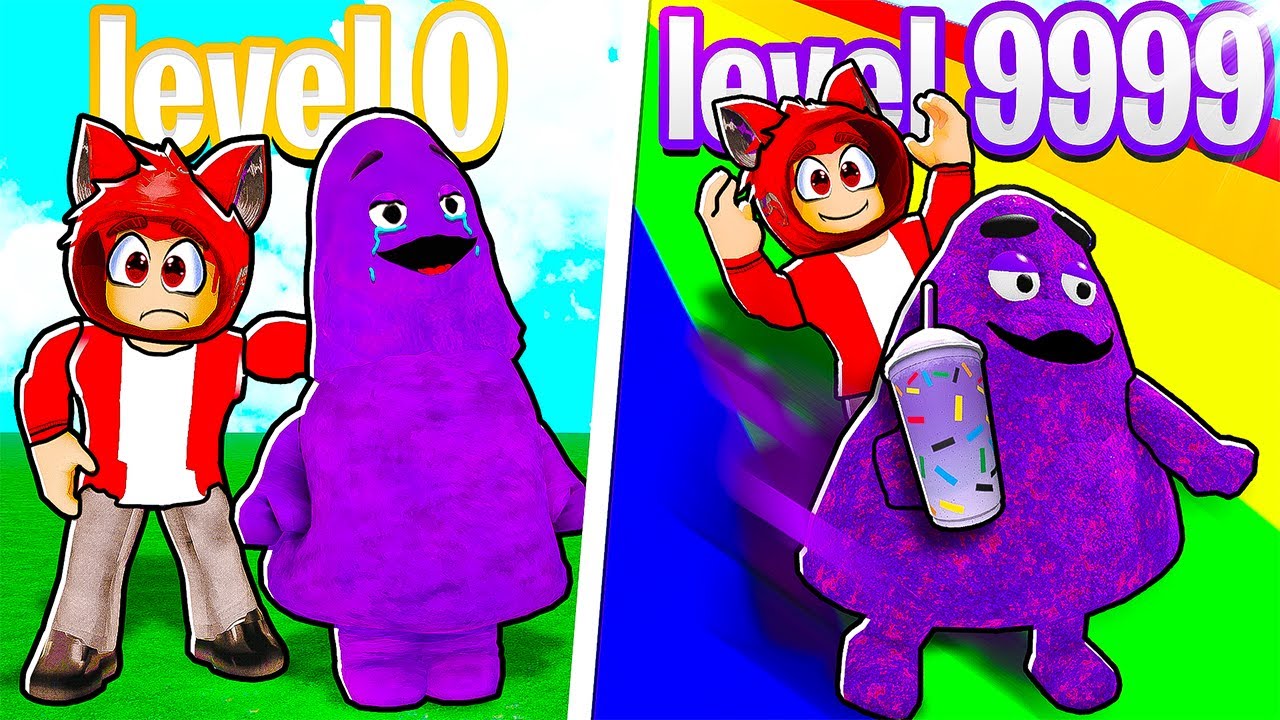 POJECHAŁEM NA NAJSZYBSZYM GRIMACE NA ŚWIECIE W ROBLOX! - YouTube