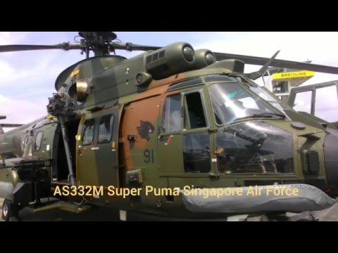 AS332 Super Puma - RSAF Singapore Air Force - YouTube