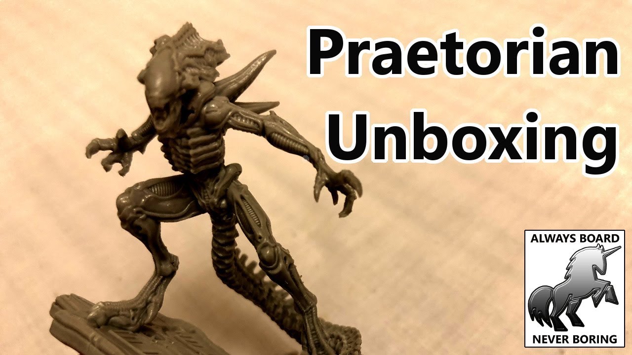 Unicast Alien Praetorian miniature Unboxing & Review (AvP: The Hunt ...