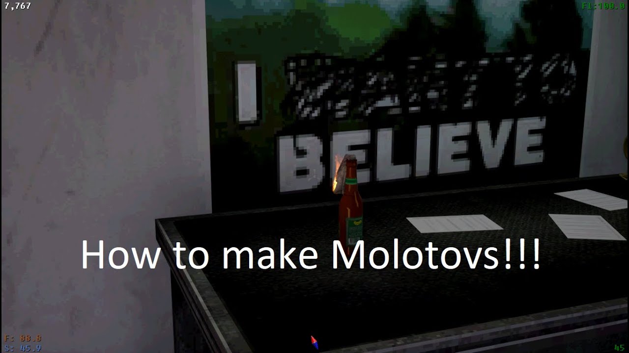 VotV How to make molotovs in the video game Voices of the Void (VotV ...