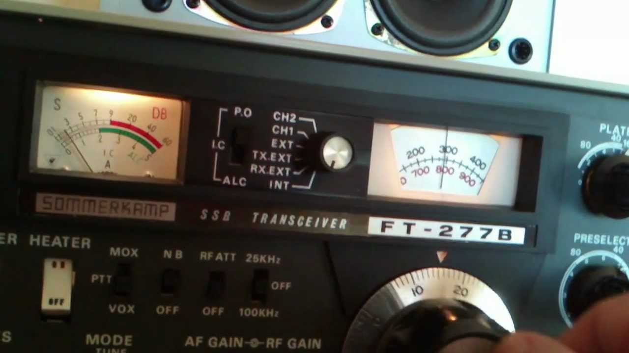 SOMMERKAMP FT-277B BY EA1HFI - YouTube