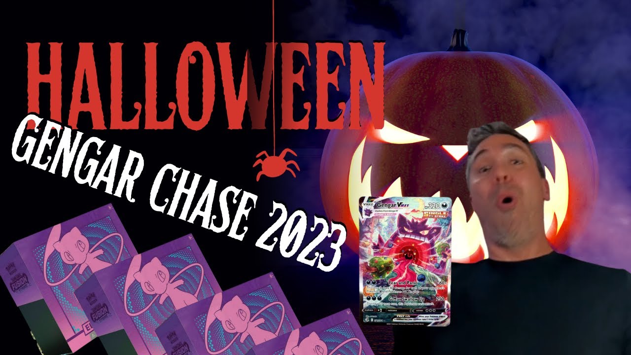 GENGAR VMAX HALLOWEEN CHASE....I pull an amazing alt/full art!!! - YouTube