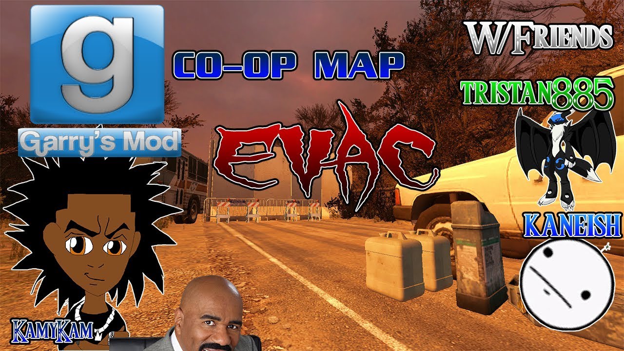 Kamy Plays! GMOD CO-OP Maps Episode#1| EVAC Map W/Friends! (Part 1 ...