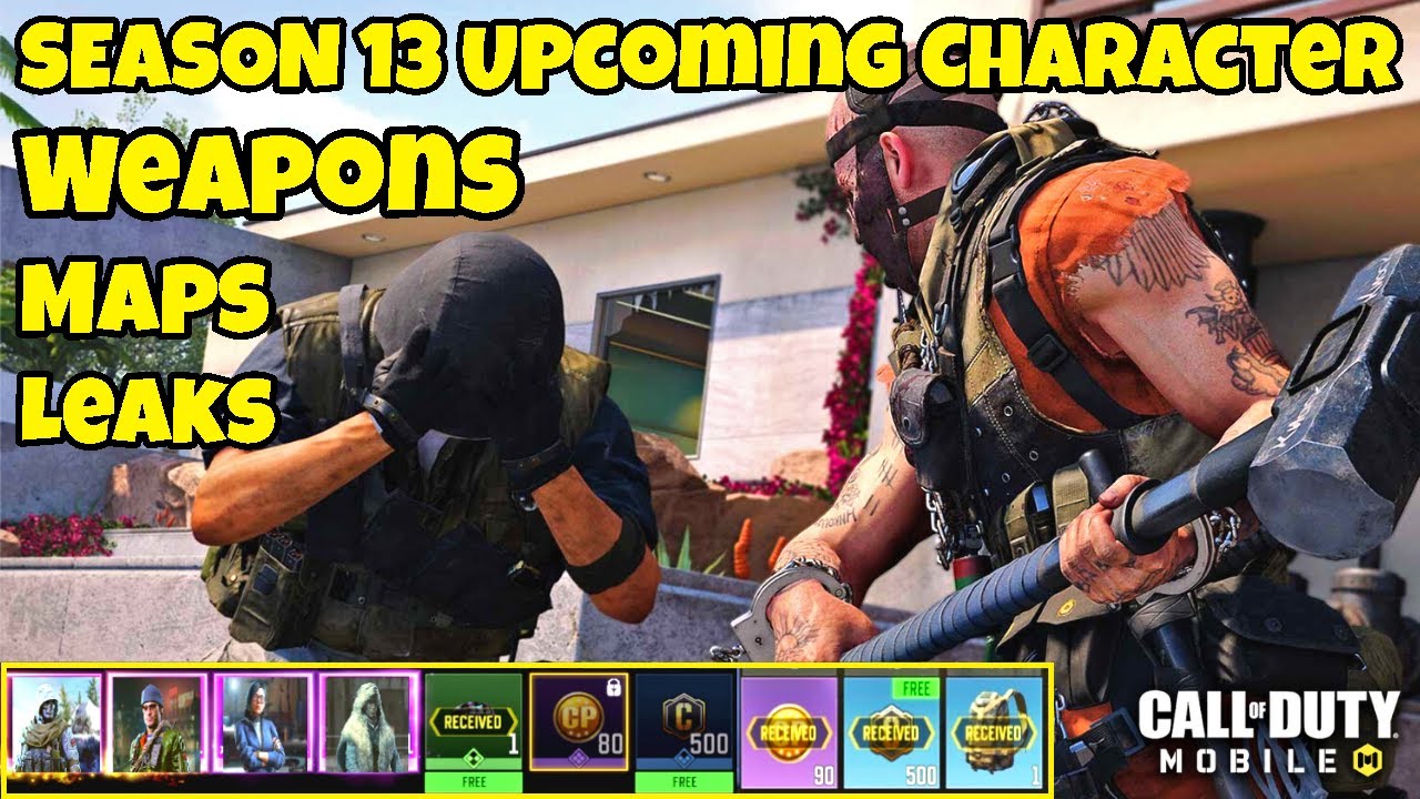 SEASON 13 Upcoming Character Weapon Maps Leaks Cod Mobile | Cod Mobile ...