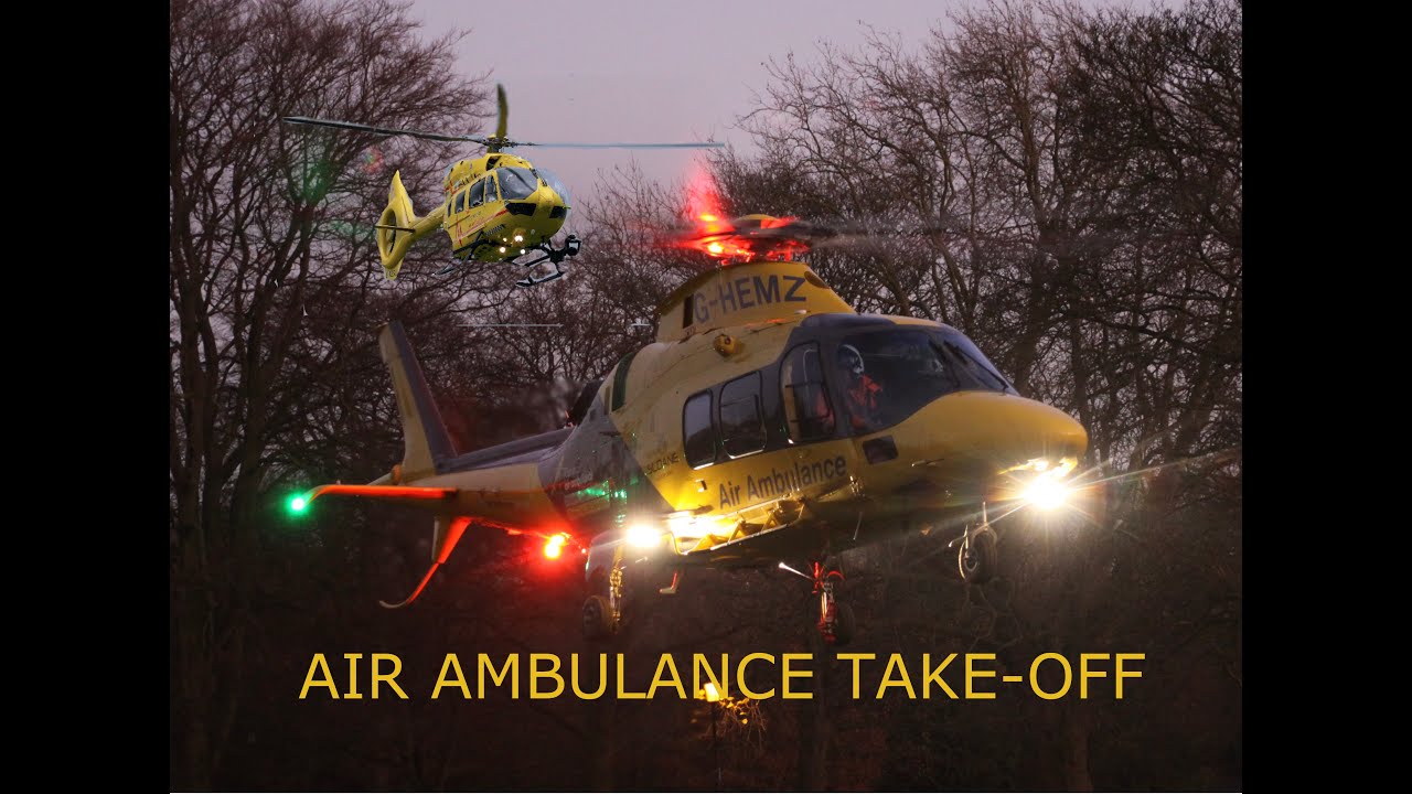 Air Ambulances Taking Off to Respond to Calls - Helimed 53 and 88 - YouTube