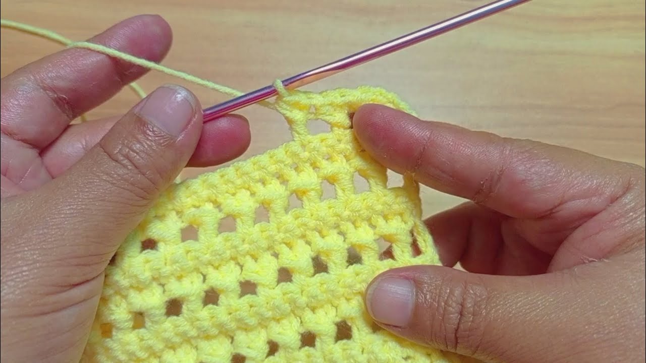 Two Rows Only, Simple And Easy Crochet Pattern Design, Tutorial For ...