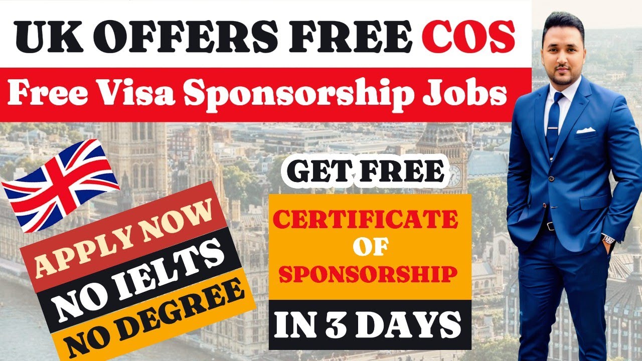 Golden Opportunity 🔥 | UK Offers Free CoS Letter 🔥 | Free UK Visa ...