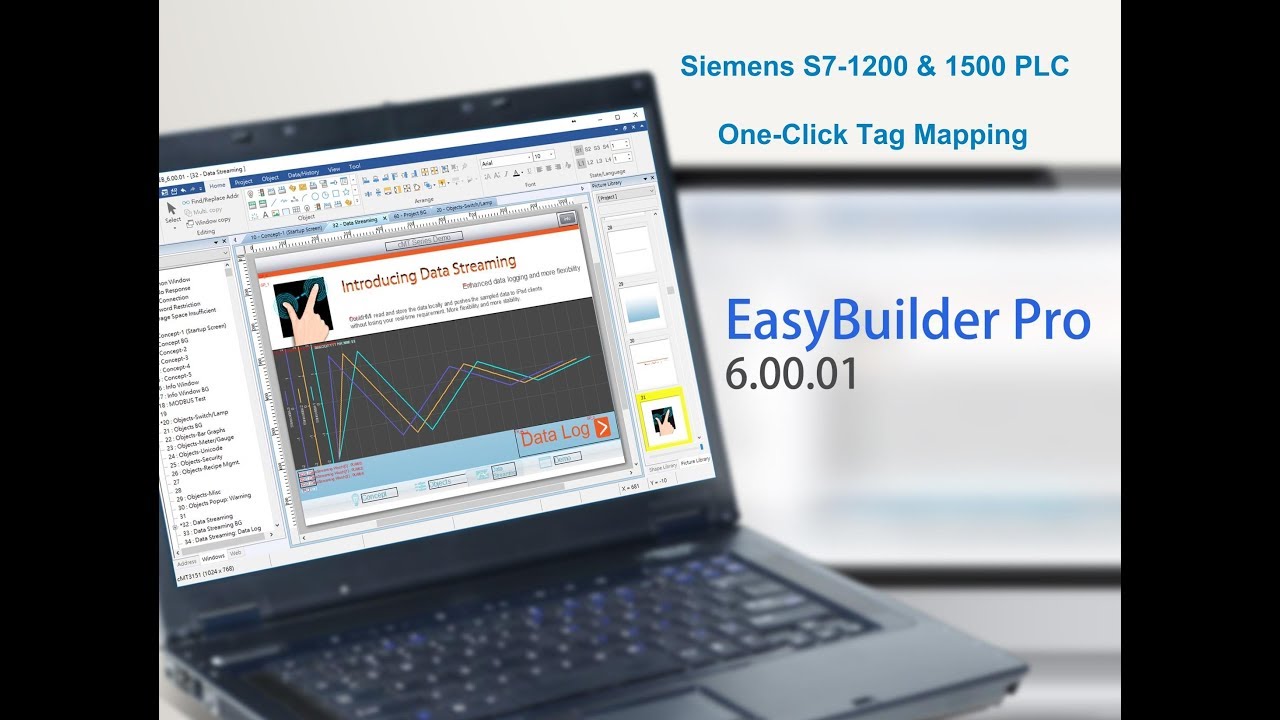 Siemens S7-1200 & 1500 PLC Tag Mapping with Weintek EasyBuilder Pro V6 ...