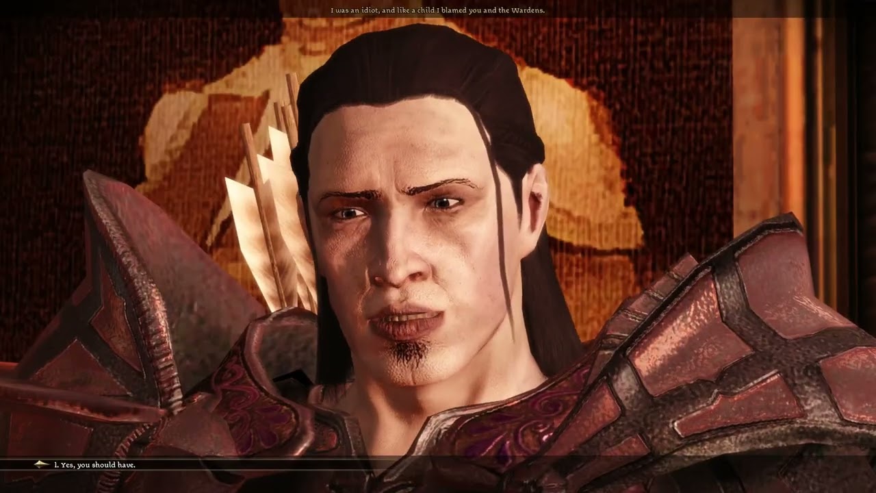 Dragon Age Origins Awakening Nathaniel Howe's Apology - YouTube