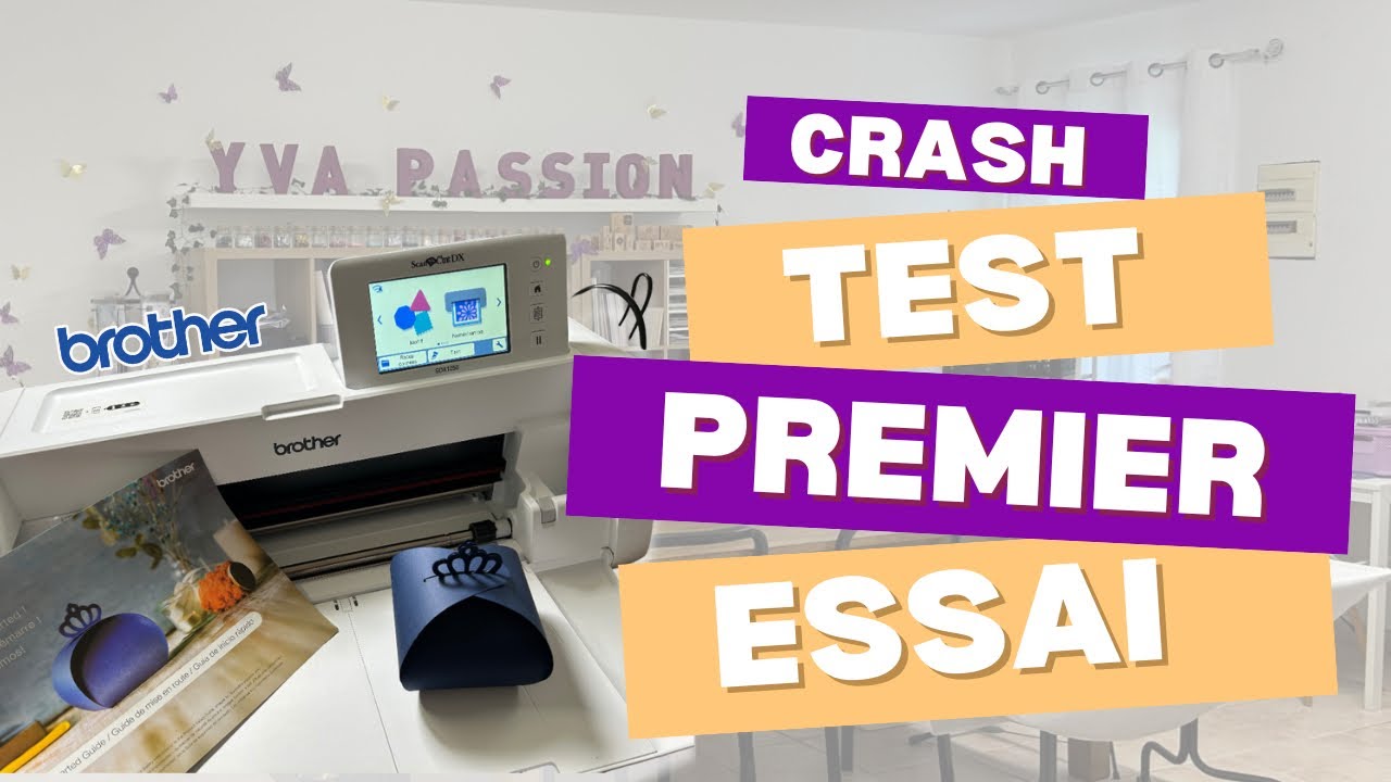 CRASH TEST PREMIER ESSAIE SCAN N CUT - YouTube