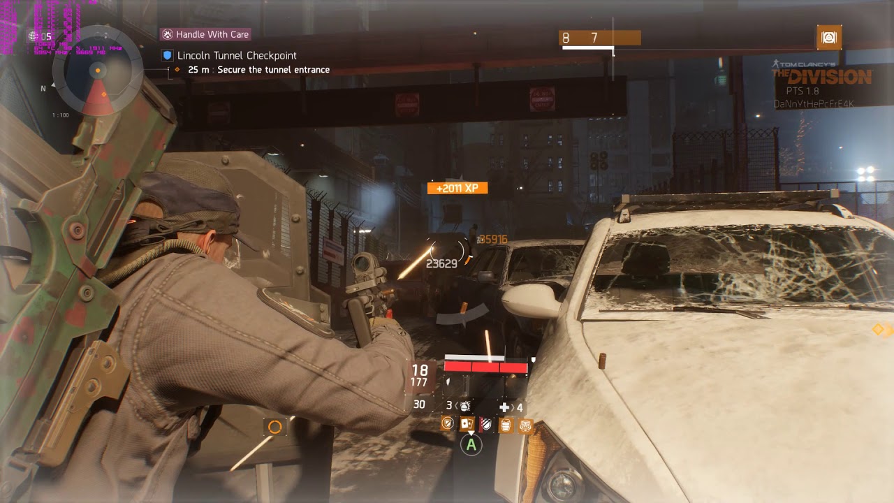 Tom Clancy's The Division CRAZY TANK BUILD D3-FNC 100% STAMINA - YouTube