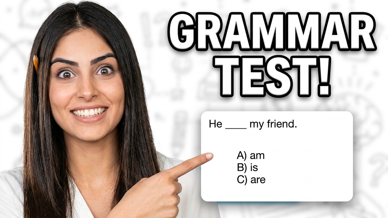 🧠 A1 English Grammar Test | 40 Questions to Test Your Basic English ...