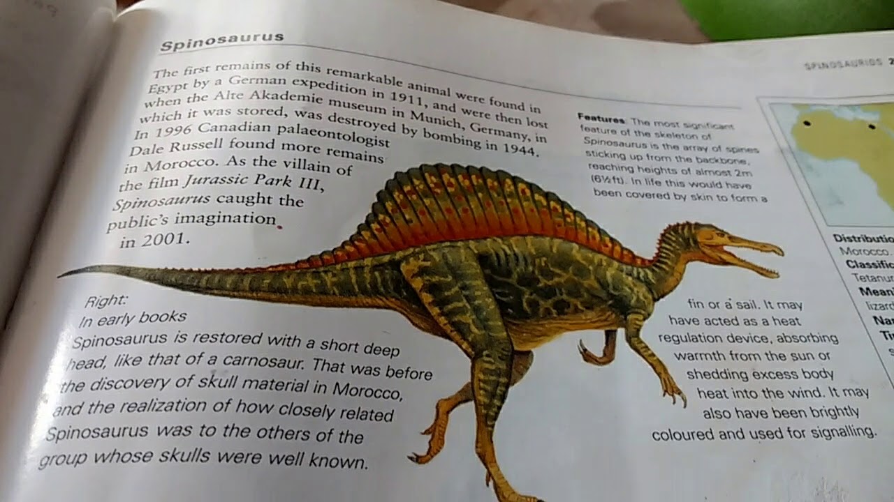 spinosaurus roar sound - YouTube