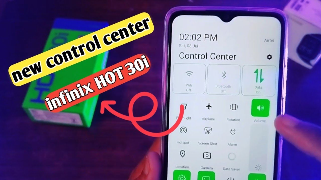 Android xos 12 new control center here! infinix hot 30i new control ...