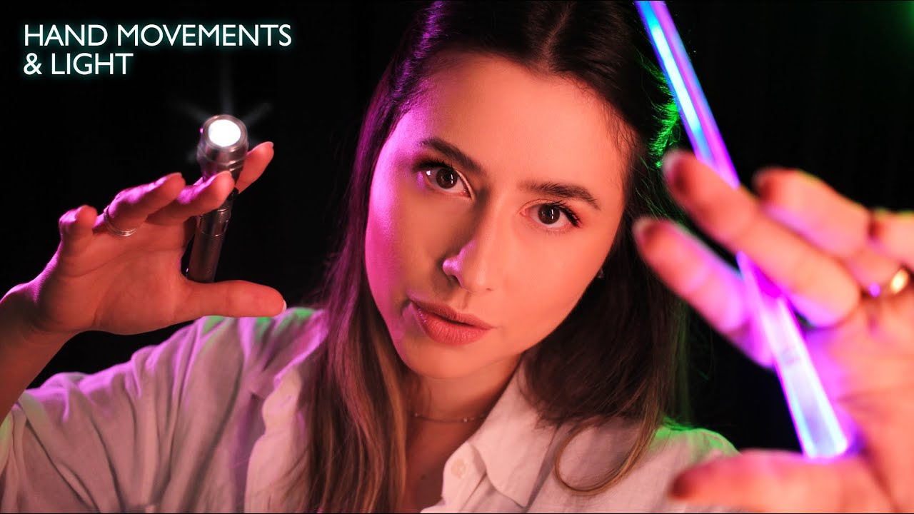 HELPING YOU to release bad thoughts and negative energies ASMR Light triggers, hand movements ...