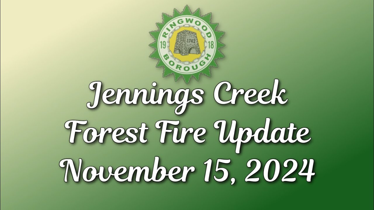 Jennings Forest Fire Update, November 15, 2024 - YouTube