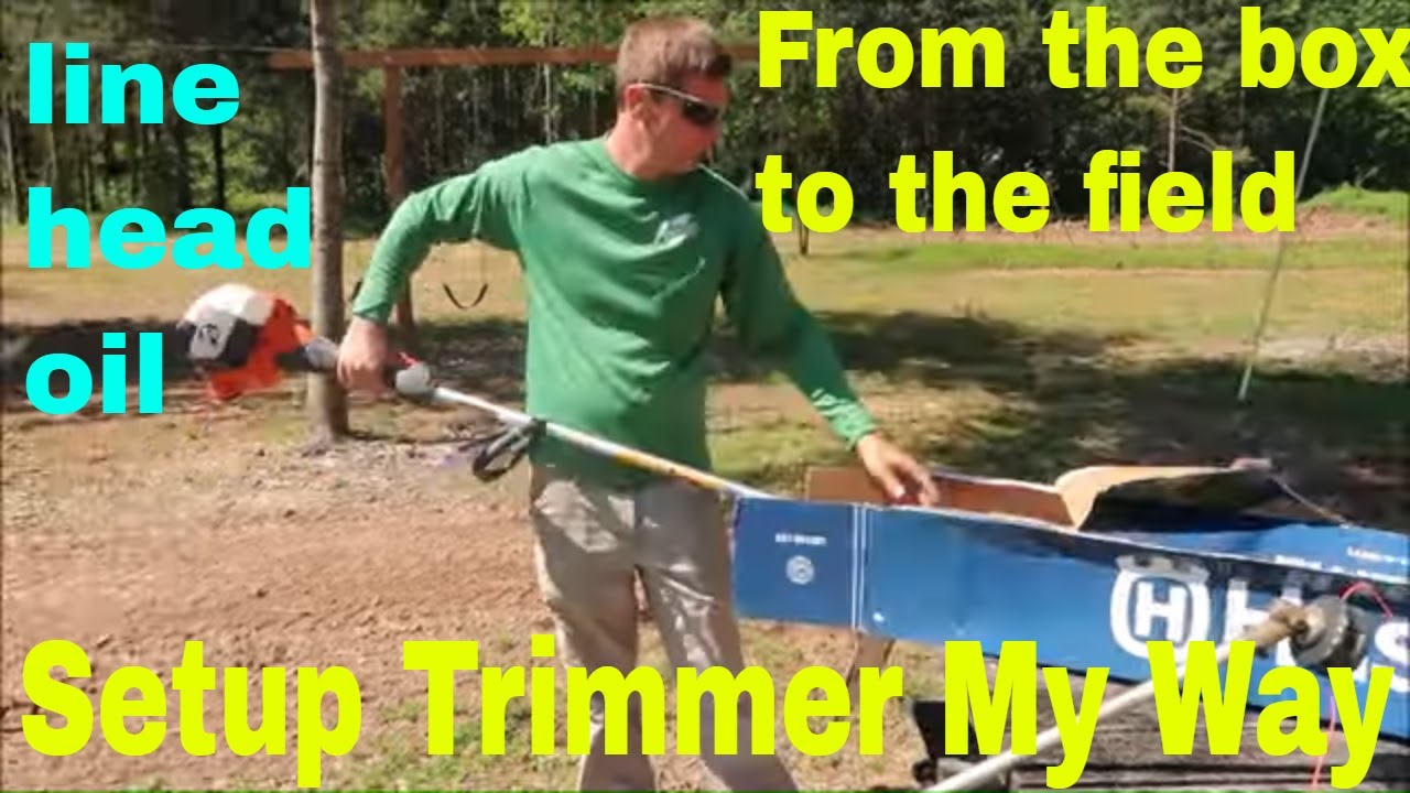 String Trimmer Review, Setup, and Demonstration - YouTube