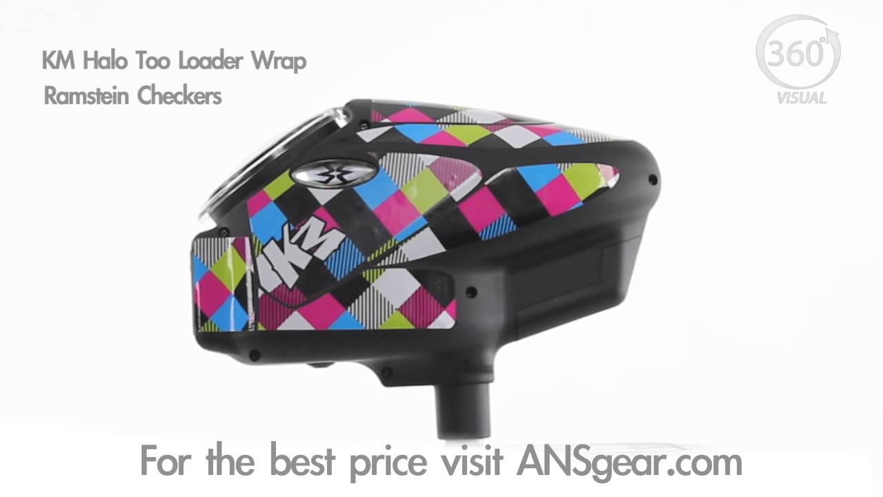 KM Halo Too Loader Wrap - Ramstein Checkers - Visual 360 - YouTube