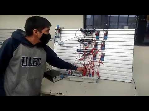 PLC - Secuencia de 3 pistones - YouTube