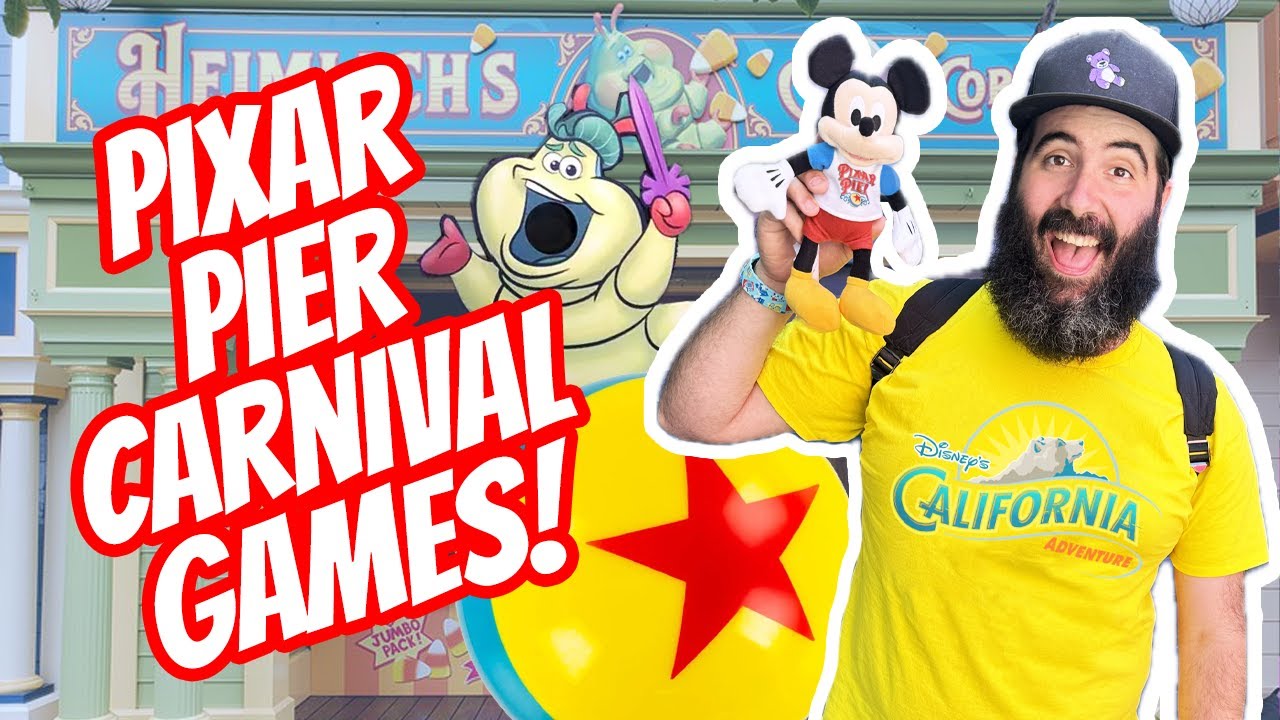 Can We Win ALL the Pixar Pier Games at Disney California Adventure ...