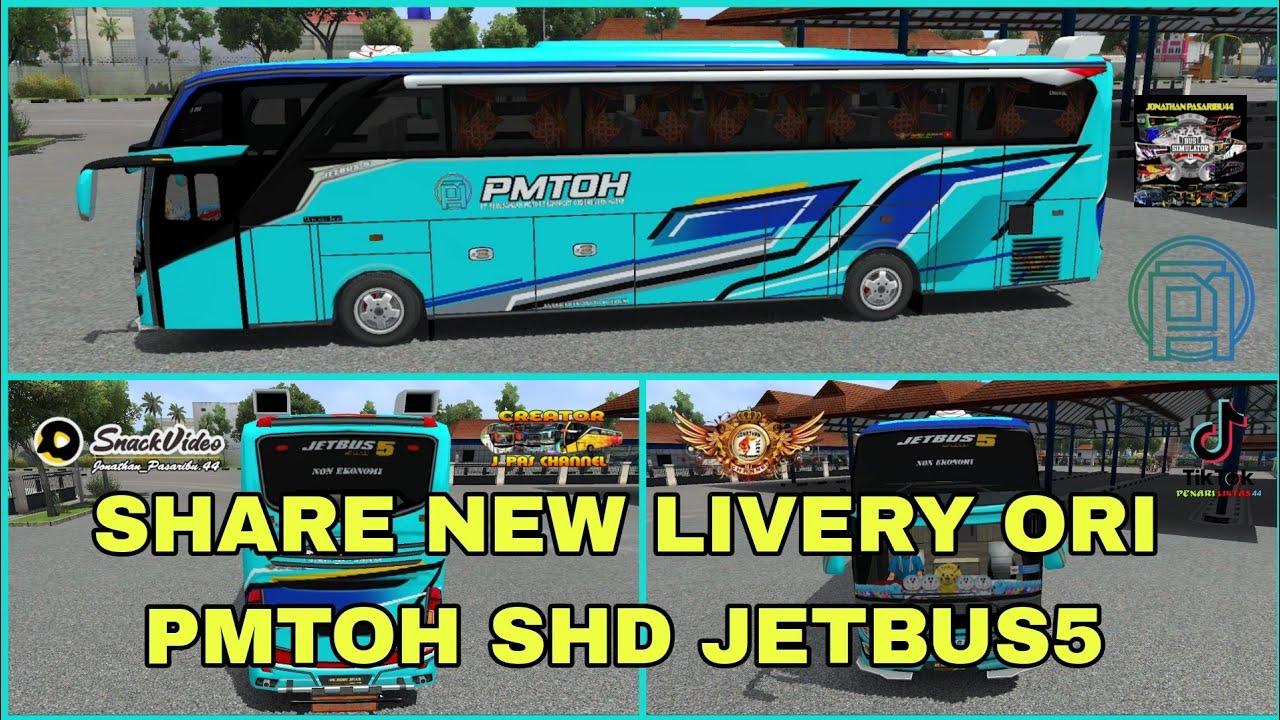 Update New Livery ORI Bus Aceh PMTOH Body SHD JETBUS 5 📌 Aceh 📌Legend ↔ ...