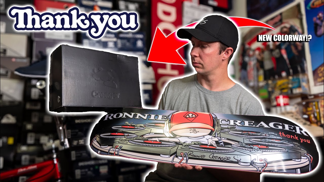 2024 RONNIE CREAGER THANK YOU SKATEBOARDS DJ MIXMASTER DECK REISSUE and ...