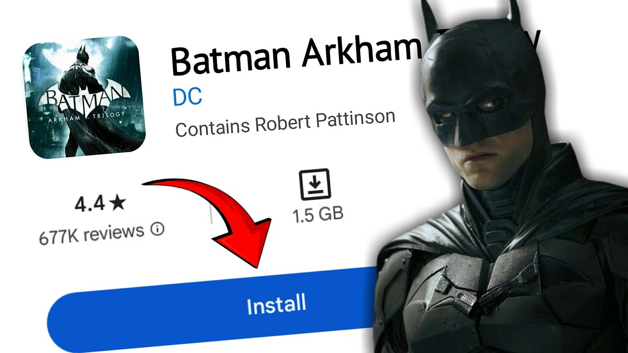 I Found the Best Batman Game on Play Store! - YouTube