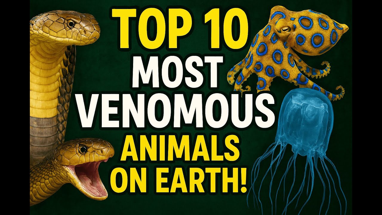 Top 10 Most Venomous Animals on Earth! - YouTube