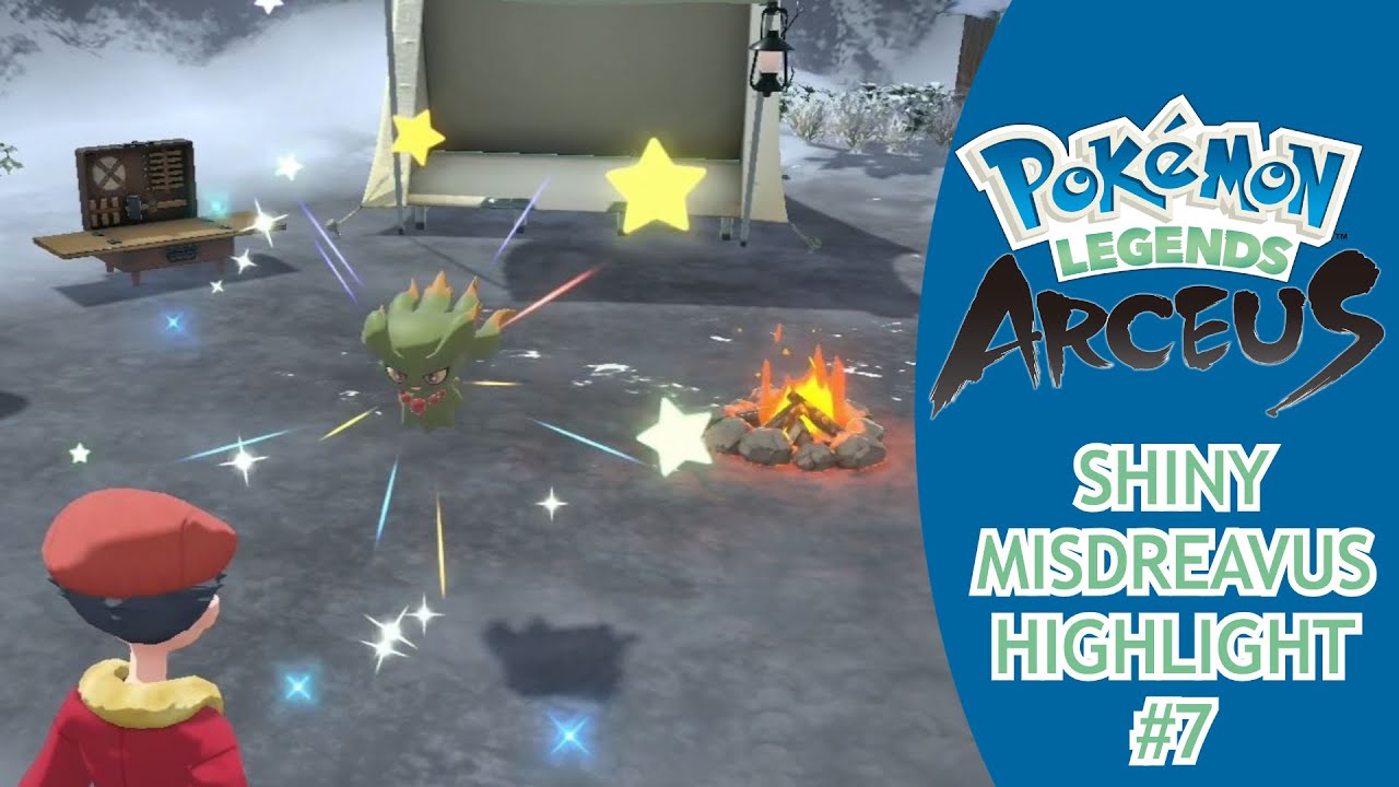 Shiny Misdreavus in Pokemon Legends: Arceus! Shiny Highlight #7 - YouTube