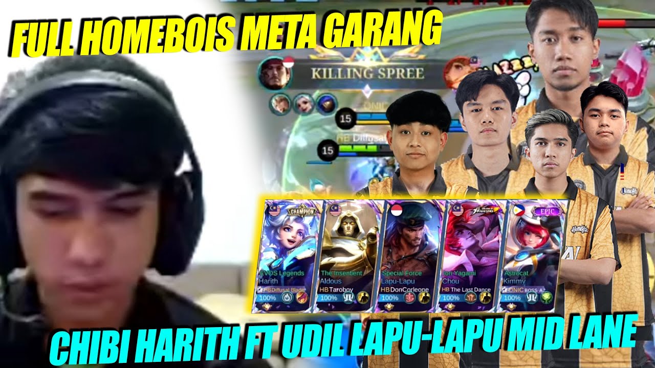 Chibi Harith Ft Udil Lapu-lapu Mid Lane Gameplay Konsisten !! Full ...