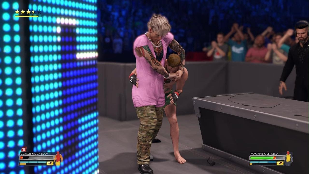 Machine Gun Kelly vs Conor Mcgregor WWE Championship rematch in a No ...