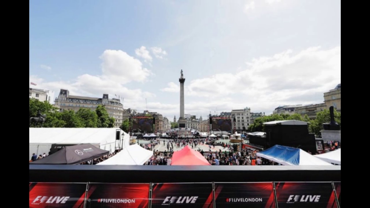 F1 Live London from Trafalgar Square Live - YouTube