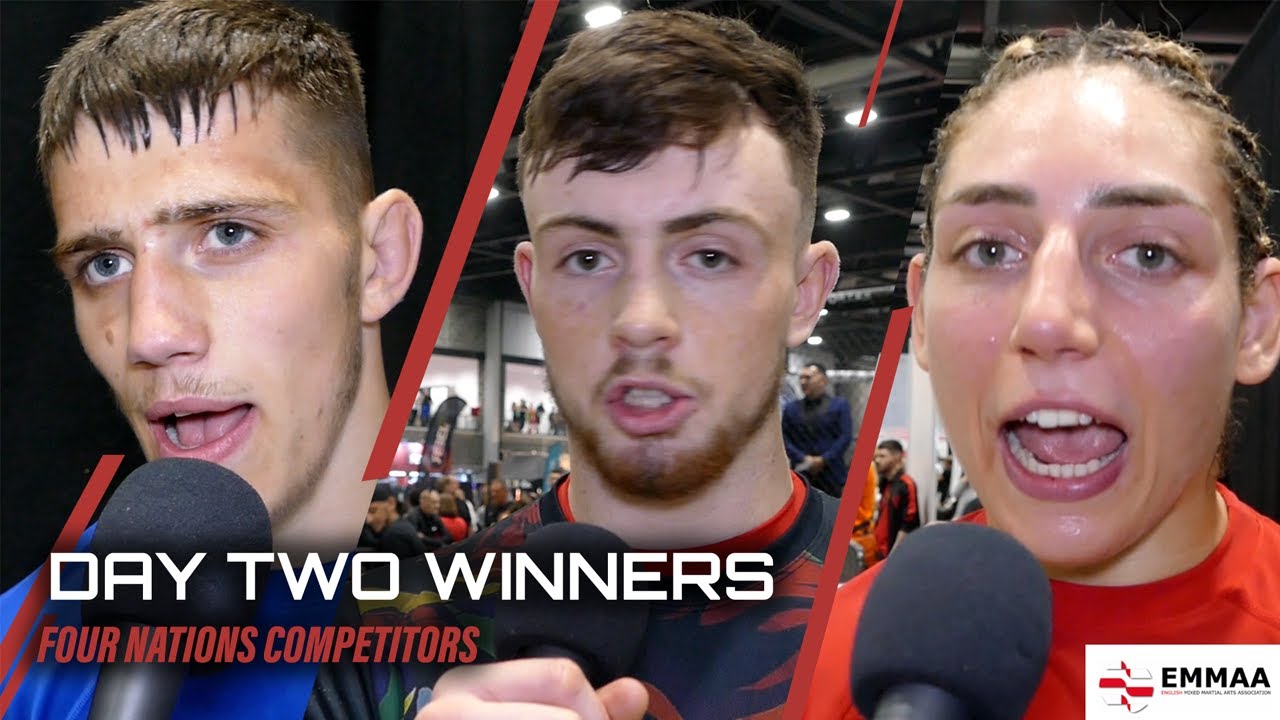 FOUR NATIONS MMA DAY 2 - ALL WINNING POST-FIGHT INTERVIEWS! Ft Jack ...
