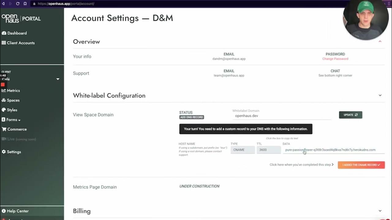 How To Configure White Label Domain Settings for Root Domains - YouTube