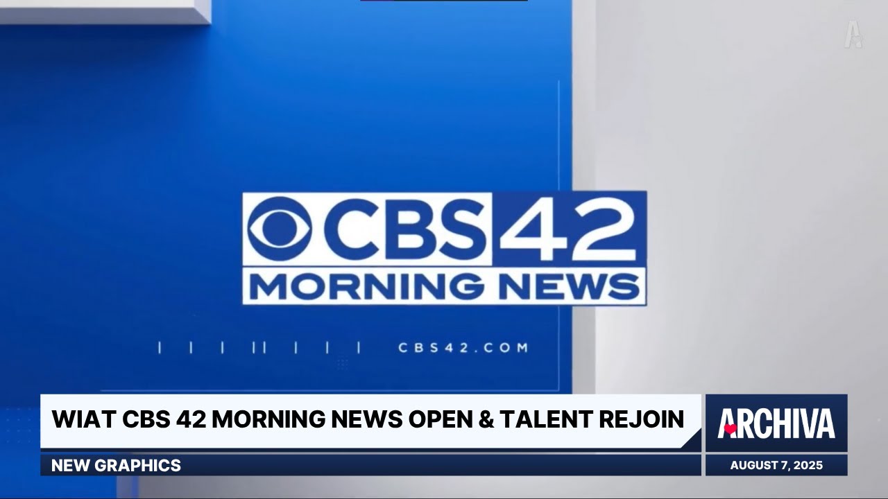 WIAT CBS 42 Morning News Open & Talent Rejoin - New Graphics | August 7 ...