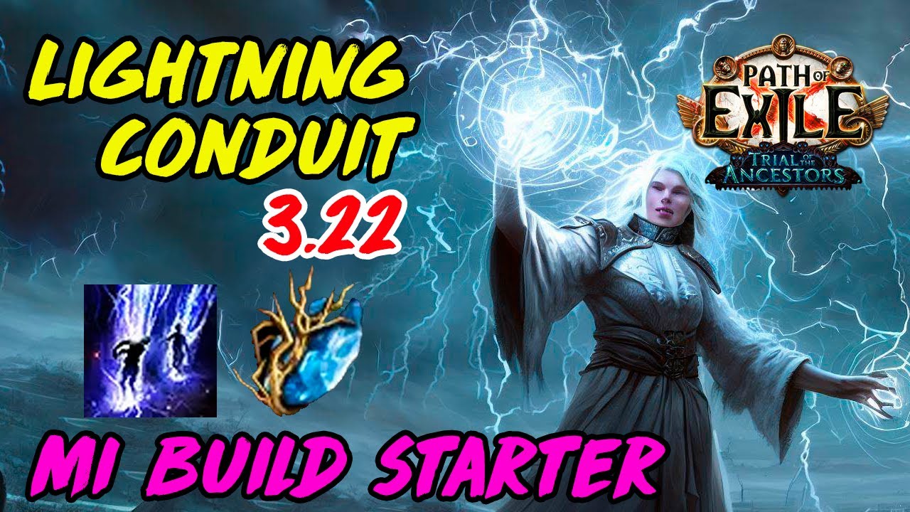 Path of exile - Lightning Conduit 3.22 Build Starter - YouTube