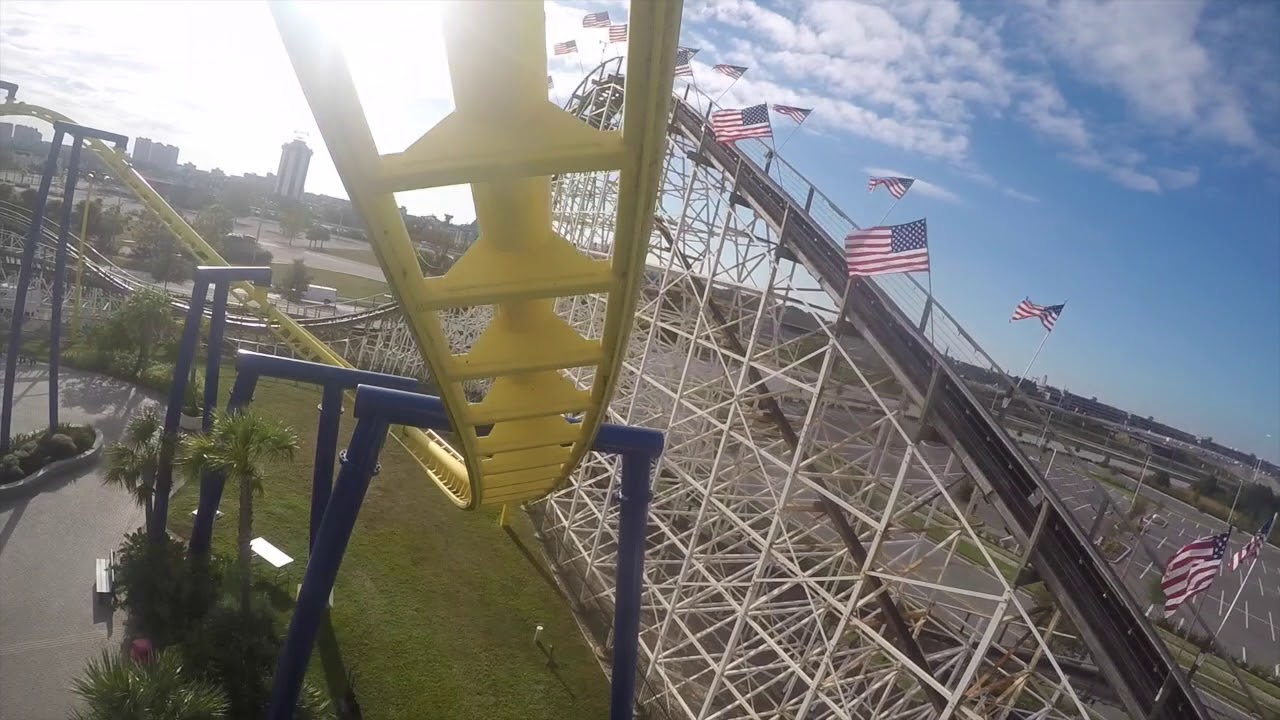 Freedom Flyer On-Ride POV. Fun Spot America Orlando - YouTube