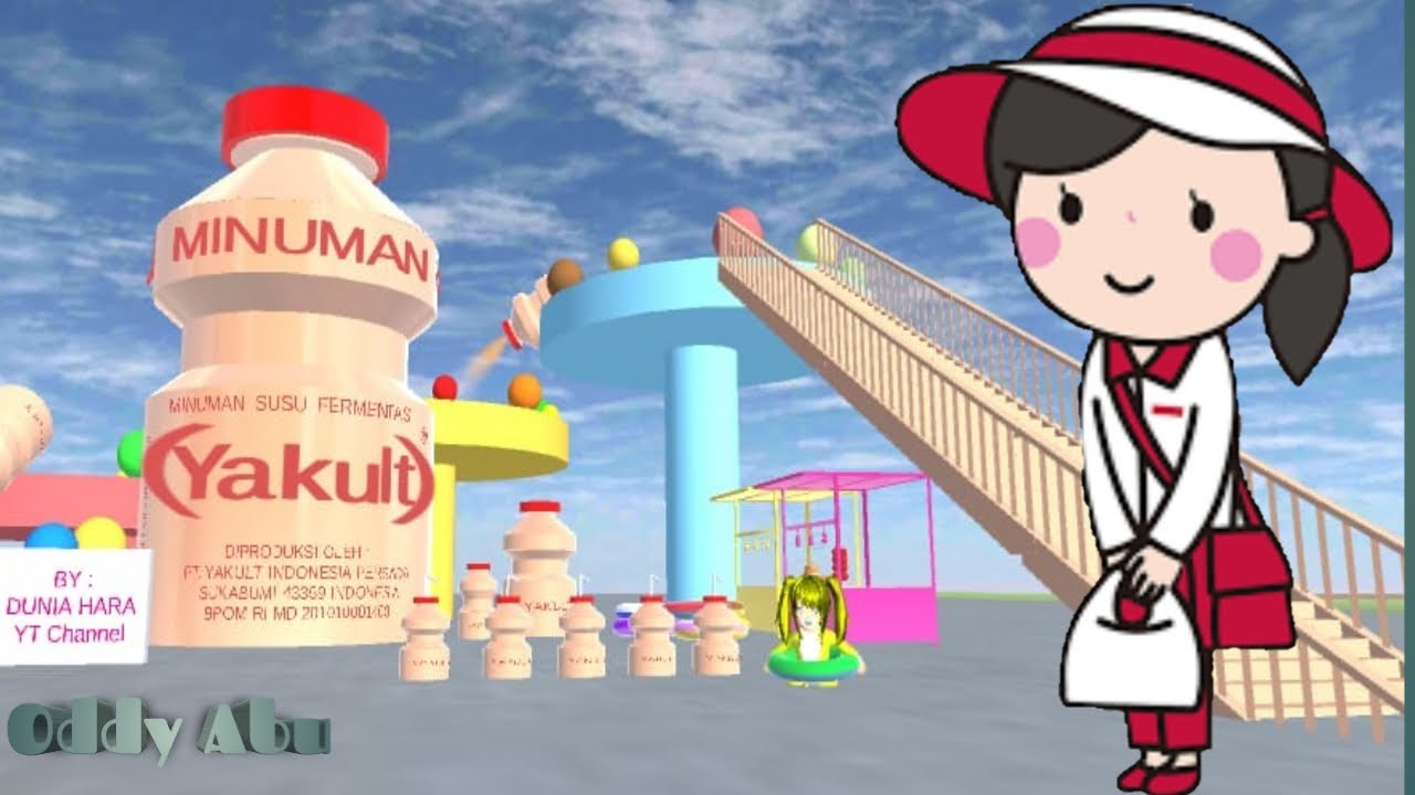 Study Tour Ke Kolam Yakult Di Sakura school simulator - YouTube