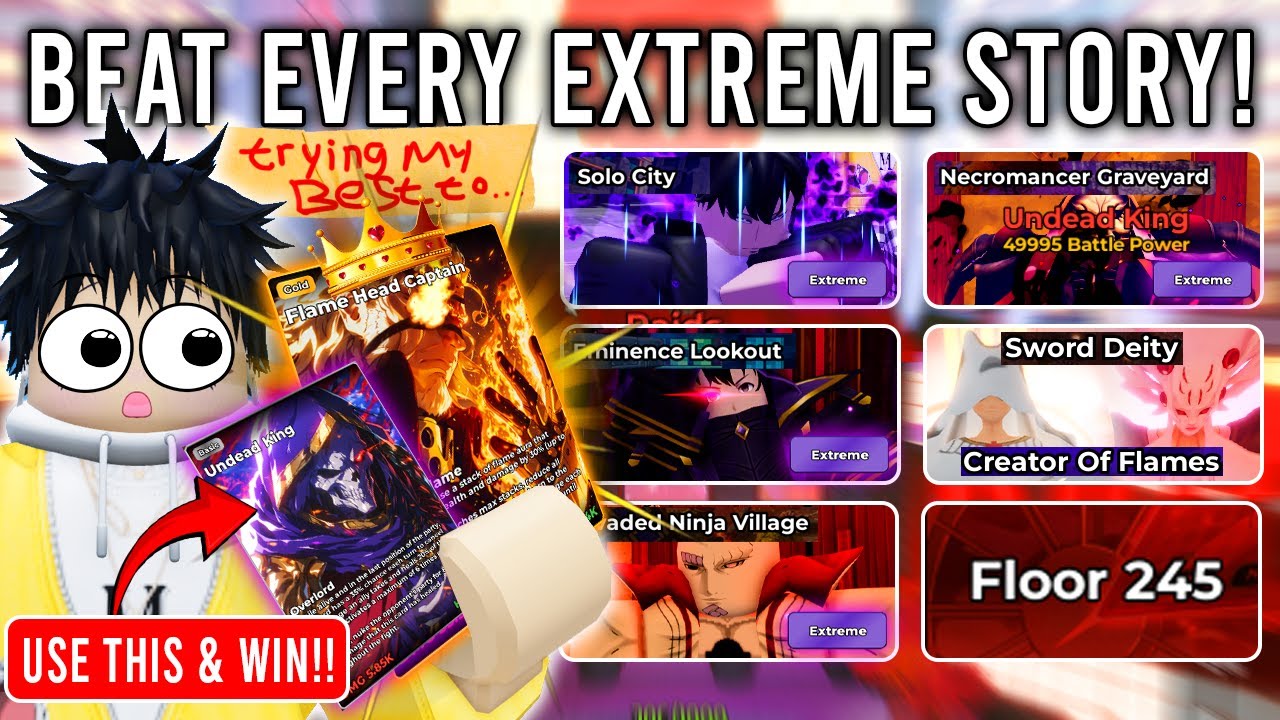 🔥Trying (my best) To Beat All Extreme Story Boss, New Raid Boss, Boss ...