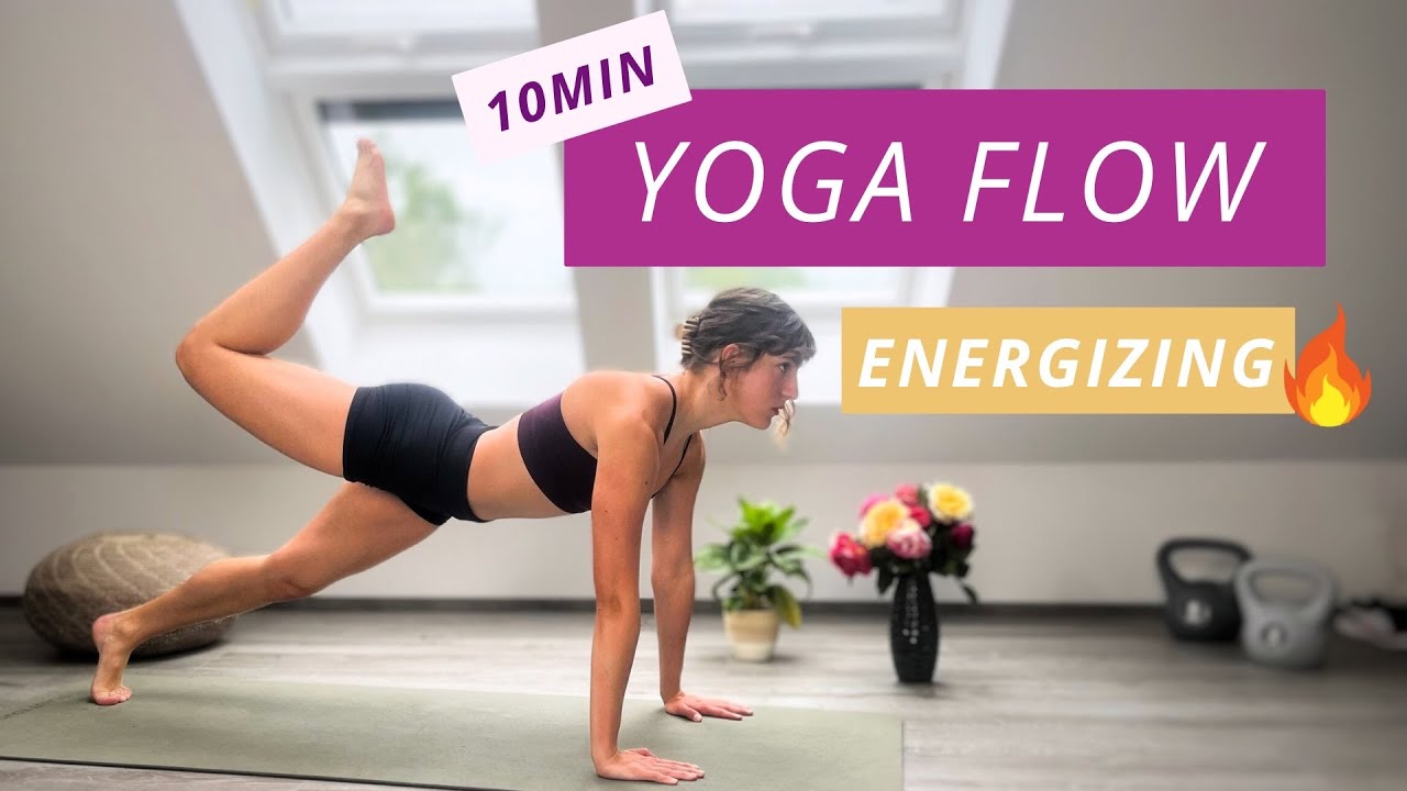 10min Relaxing & Energizing Yoga Flow - Stretch And Feel Good Workout - YouTube