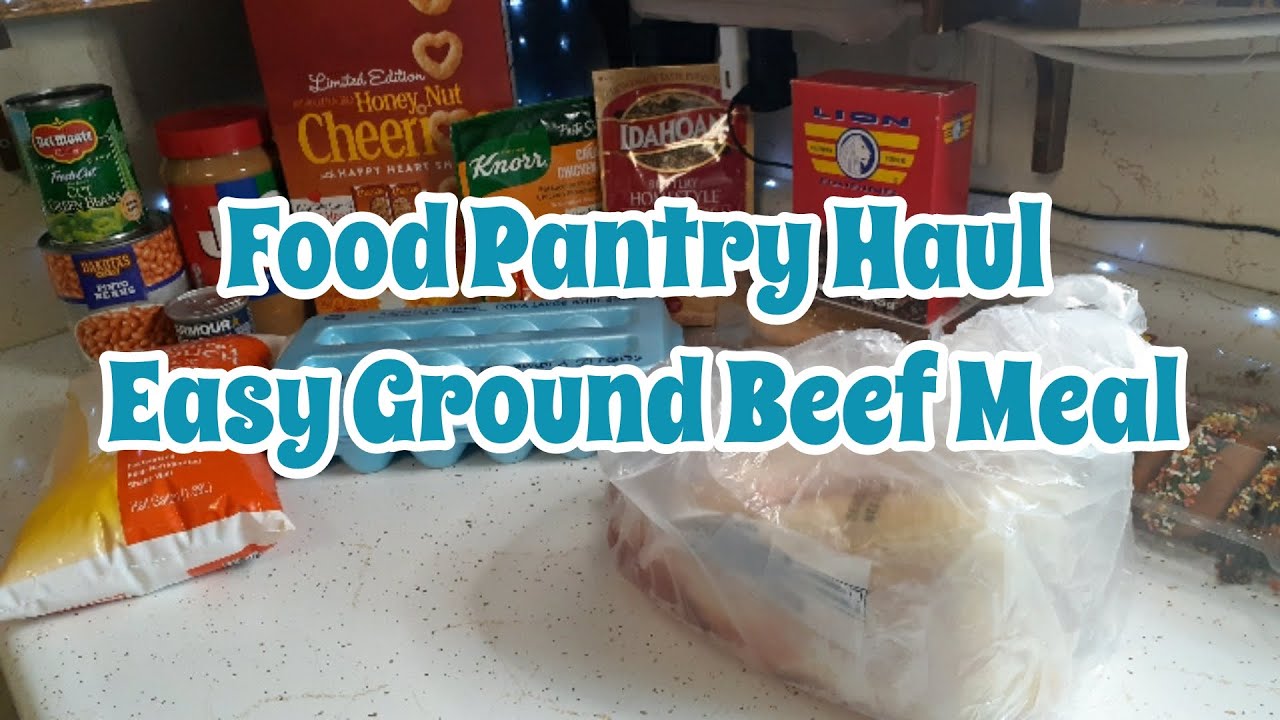 Simple Life Daily Vlog - Food Pantry Haul - Easy Ground Beef Recipe # ...
