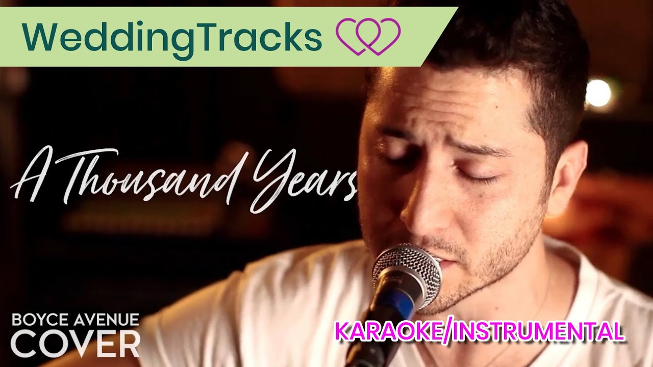 a-thousand-years-boyce-avenue-karaoke-instrumental-lyrics-youtube