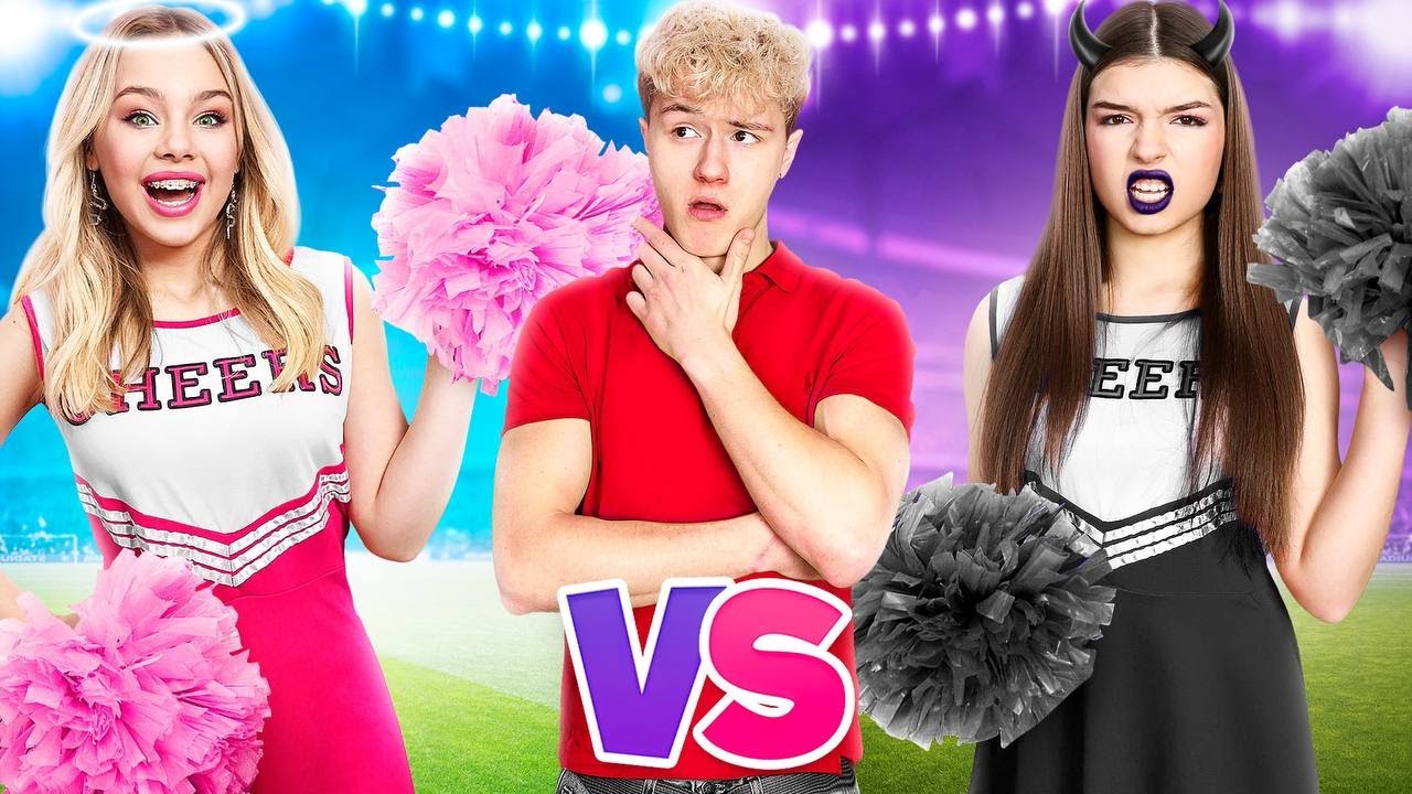 Good Cheerleader vs Bad Cheerleader | Boy Got Into the Cheerleading ...